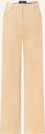 Marc Cain Marlenehose Warri In Lederoptik beige
