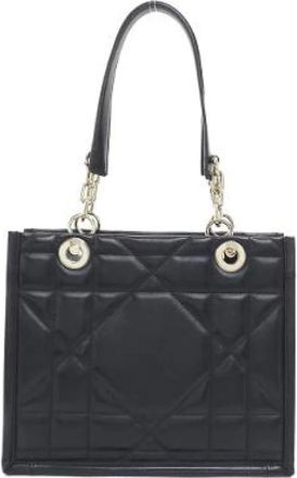 Dior Pre-owned Sac &agrave; main essentiel en cuir petit mod&egrave;le - Femme - Pre-owned - Noir - Taille: ONE Size