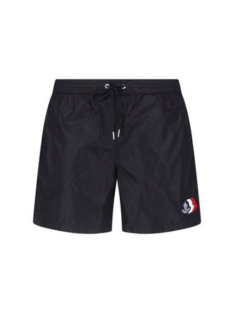 Moncler Badeshorts Logo