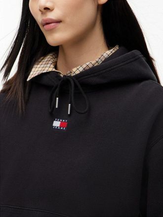 Tommy Jeans Kapuzensweatshirt TJW BADGE HOODIE EXT Baumwollmischung