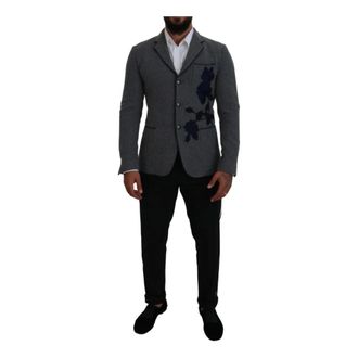 Dolce & Gabbana Homme, Costumes, Gris, Taille: S Single Breasted Suits