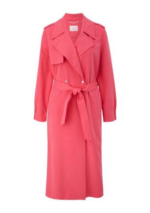 s.Oliver Trenchcoat Outdoor-Mantel Trenchcoat aus Viskosemix