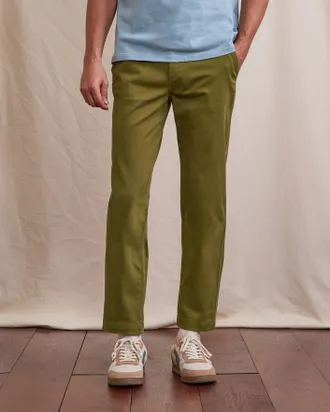 Faguo Chino kaki fonc&eacute; coton bio