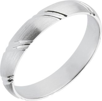 Edenly Trauring Siegel aus Weissgold