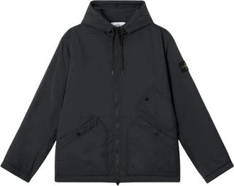 Stone Island Homme, Sweatshirts et sweats &agrave; capuche, Noir, Taille: 2XL Blouson 4100018 S0182