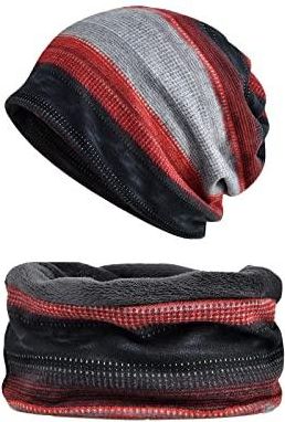 Generic Chapeaux dhiver chauds en tricot pour femmes et hommes - Chapeau en laine tricot&eacute;e - Chapeau coupe-vent - Chapeaux de ski, K, Taille unique