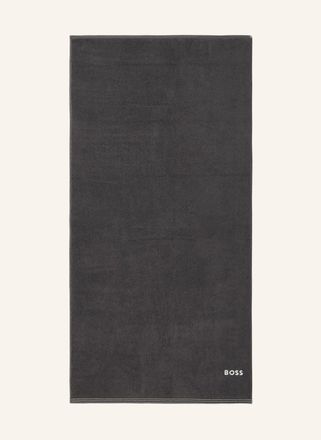 HUGO BOSS Duschtuch Edge grau