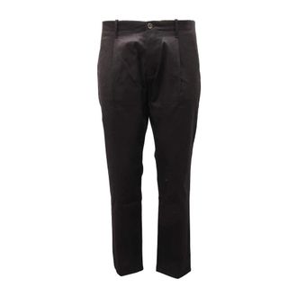Nine In The Morning Falten Effekt Hose Made in Italy - - Trousers - Herren - Schwarzk - M