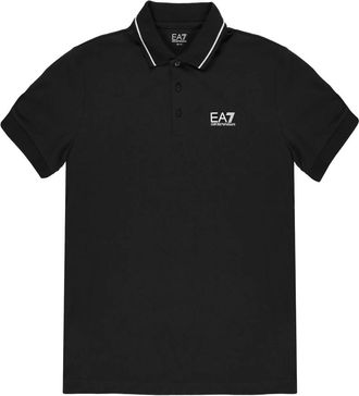 Emporio Armani Emporio Armani Ea7, Homme, Tops, Noir, Taille: XL Polo &agrave; Manches Courtes