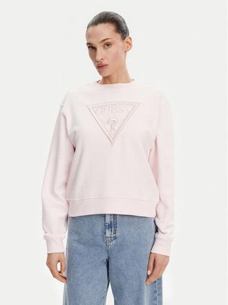 Guess Sweatshirt W5GQ12 KBKM0 Rosa Regular Fit