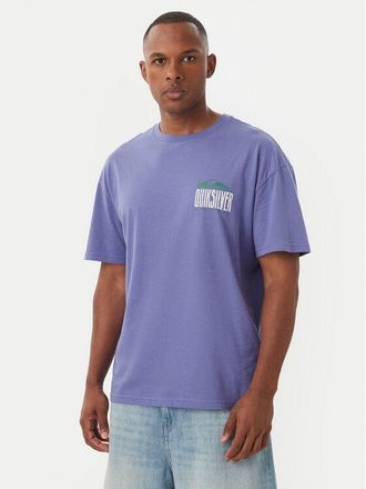 Quiksilver T-Shirt World Force EQYZT08020 Violett Regular Fit