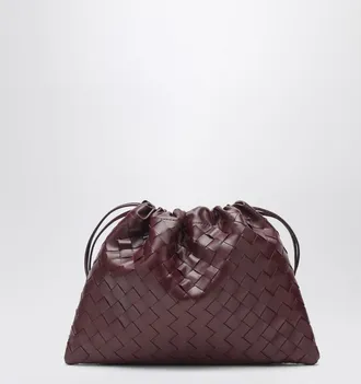 Bottega Veneta Medium Intrecciato dustbag in Barolo