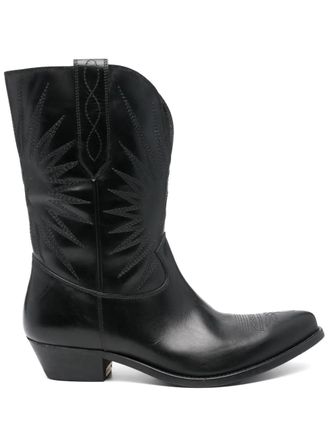 Golden Goose Wish Star Stiefel - Schwarz