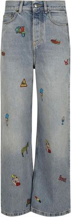 Fiorucci Femme, Jeans, Bleu, Taille: W25 Wide Jeans