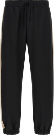 Valentino Garavani Homme, Pantalons, Noir, Taille: XL Pantalon en nylon avec VGold