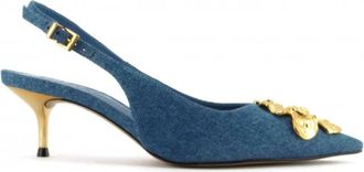 Schutz Femme, Chaussures, Bleu, Taille: 38 EU Escarpin Slingback