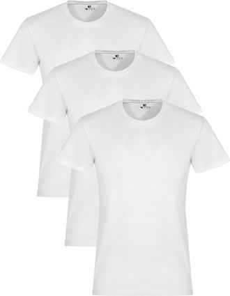 Lower East Basic Rundhals T-Shirts f&uuml;r Herren 3er I 5er I 10er Pack aus 100% Baumwolle in vielen Farben