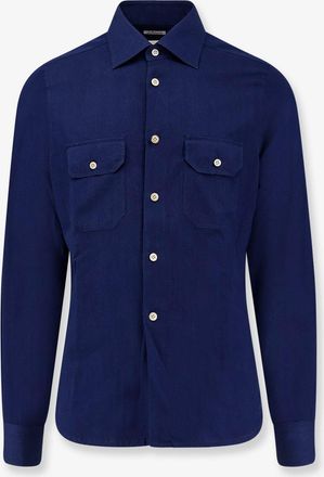 Kiton Ciro Paone Cotton shirt with stitched profiles - KITON CIRO PAONE - gender_Man