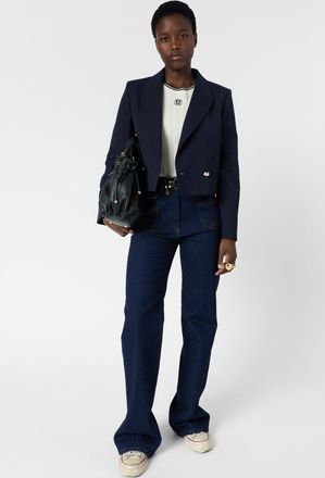 Gerard Darel Pull &agrave; c&ocirc;tes et manches courtes - LYRA - Ecru