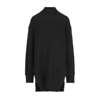 Jil Sander Woll Rollkragenpullover Damen Italien - - Knitwear - Damen - Schwarzk - M