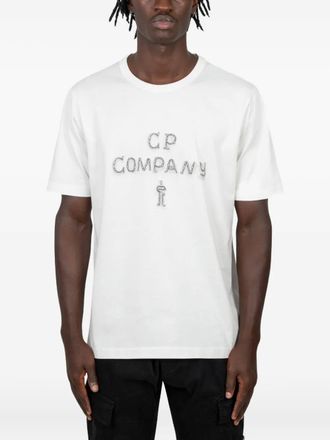 C.P. Company t-shirt à logo imprimé - Blanc