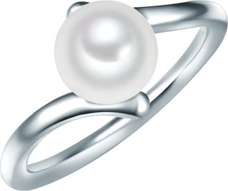 Valero Pearls Ring - Sterling Silber Ring S&uuml;&szlig;wasser-Zuchtperle - Gr. 50 - in Silber - f&uuml;r Damen