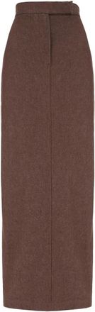Max Mara Pianosa Maxi Rock - - Skirts - Damen - Braun - XS