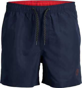 Jack & Jones Herren Badeshorts Badehose Swimwear Jpstfiji Jjswim Solid Sn Ly 12225961,Navy Blazer/Detail:solid,XL