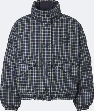 Miu Miu Veste doudoune en flanelle de coton