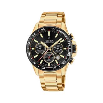 Festina unisex, Accessoires, Jaune, Taille: ONE Size Chronographe Intemporel