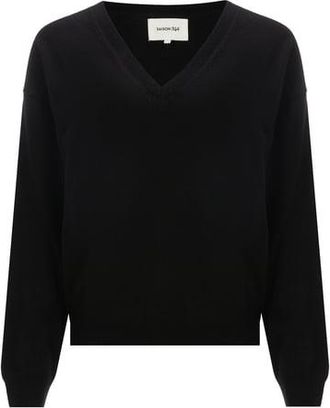 Saison 1865 Pull Seven col V en cachemire