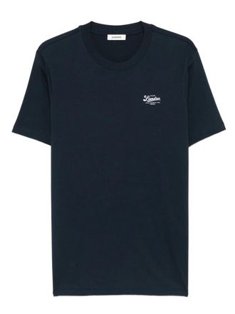 Sandro t-shirt à logo imprimé - Bleu