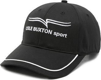 Cole Buxton Logo-embroidered Piped-trim Cap