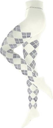 Burlington Elegant Essence W Ti coton fantaisie 1 paire, Collants Femme, Blanc Off-White 2040, 38-40