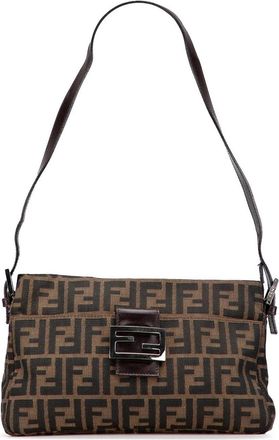 Fendi Hobo Bags - Zucca Canvas Shoulder Bag - Gr. unisize - in Braun - für Damen