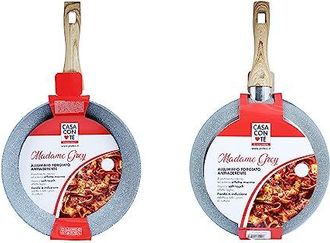 Pratesi Padella Madame Grey cm.18 INDUZION, Plastic, Multicolor, one Size