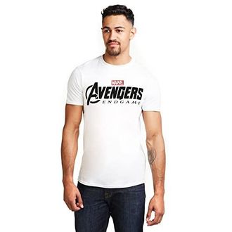 MARVEL FBMTS415-WHT Shirt, Blanc, (Taille Fabricant: Medium) Mens