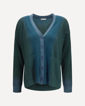 Mirror in the Sky Ombr&eacute; Cardigan with pockets Female L