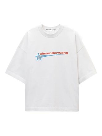 Alexander Wang t-shirt à imprimé graphique - Blanc