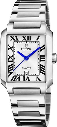 Festina Uhr - On The Square Uhr - Gr. unisize - in Silber - für Damen