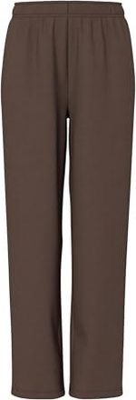 Pieces Straight Sweat Pants Pcchilli Hw Pantalon de survêtement Droit Noos BC, Hot Fudge, M Femmes