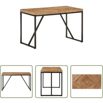 vidaXL vidaXL Mangoholz Esstisch - Esstisch 120x60x76 cm Massivholz Akazie und Mango