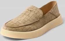 Hide&Jack Slipper mit Logo-Applikation Modell Riva