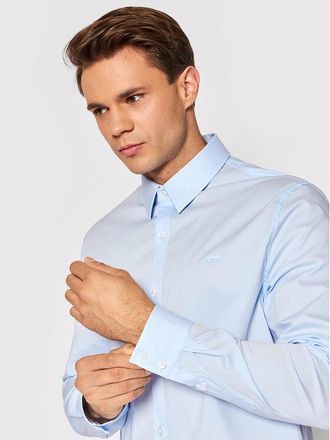 Guess Hemd Sunset M1YH20 W7ZK1 Himmelblau Slim Fit
