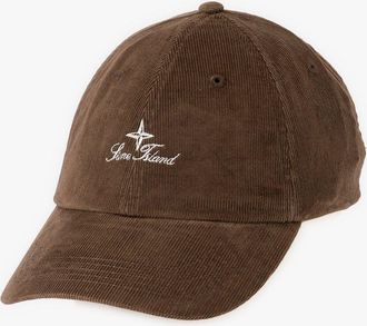 Stone Island Casquette velours c&ocirc;tel&eacute; en coton