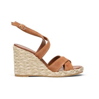 Stuart Weitzman Sandales compens&eacute;es Alyssa - Femme - Chaussures - Brun - Taille: 37 EU