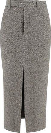 Brunello Cucinelli Femme, Jupes, Brun, Taille: 36 FR Jupe Crayon Sartoriale