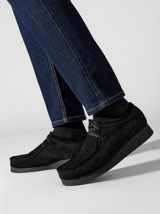 Clarks Mokassins Clarks Wallabee Evo 261728207 Schwarz