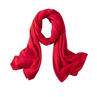 Generic &Eacute;charpe tricot&eacute;e automne et hiver pour femme, Rouge, 15x140 cm