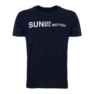 Sundek Girocollo T-Shirt Modell M122Tej7800 - - Tops - Herren - Blau - XL